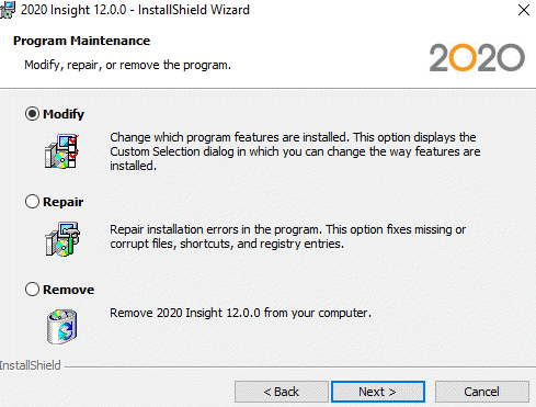 Maintain the Client – Insight