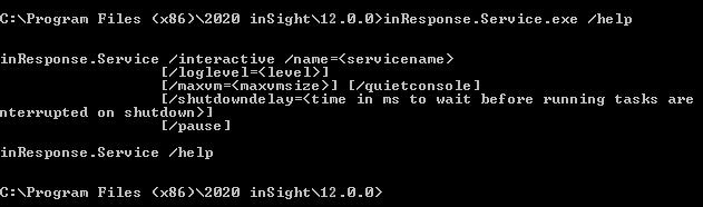 Managing Inresponse Services Manually – Insight