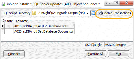 Run 02 Upgrade Scripts – Insight
