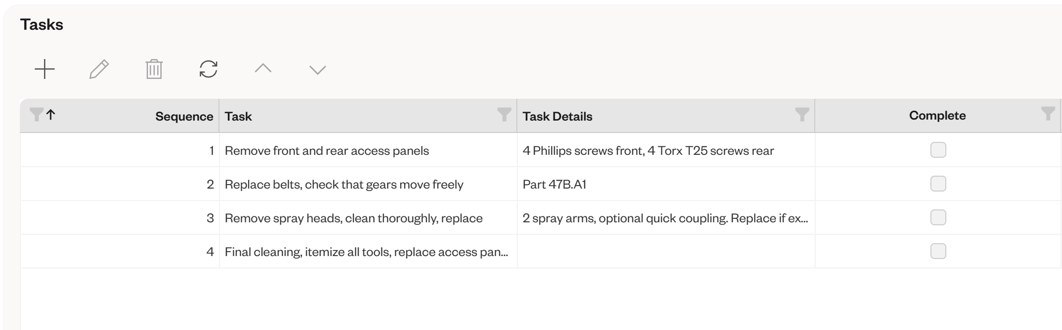Assigning a task to a job – Insight